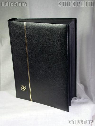 Stamp Stockbook 64-Black Page Stamp Album Lighthouse LZS4/32N Black