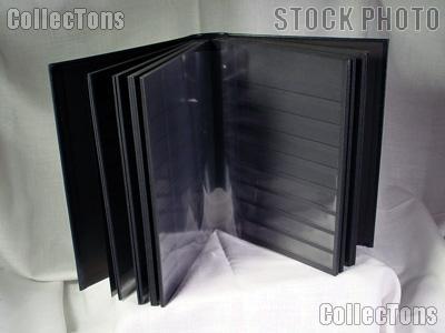 Stamp Stockbook 64-Black Page Stamp Album Lighthouse LZS4/32N Blue