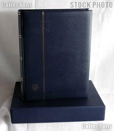 Stamp Stockbook 64-Black Page Stamp Album Lighthouse LZS4/32K Blue