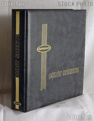 Supersafe Deluxe Mint Sheet Binder MB2 Black