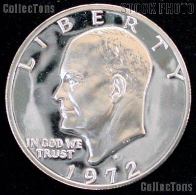 1972-S Ike Eisenhower Silver Dollar - PROOF