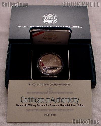 1994-P Women in Military Service Memorial Commemorative Gem Proof ...