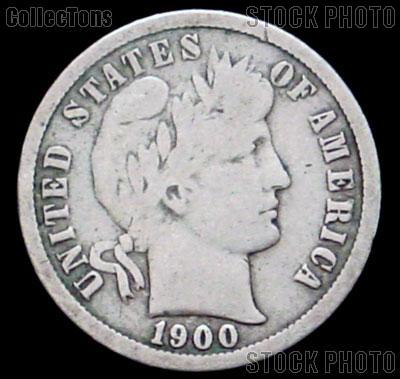 1900 Barber Dime G-4 or Better Liberty Head Dime