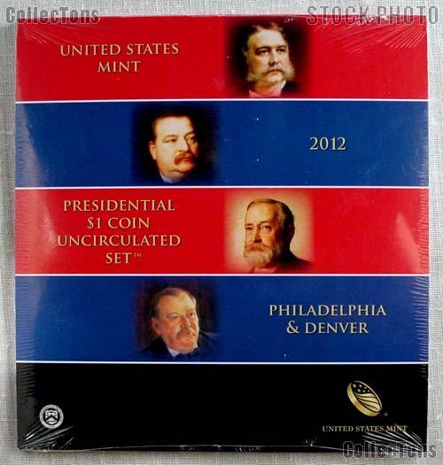 2012 Presidential Dollar Coin Uncirculated P & D Set 8 Coins - Sealed ...