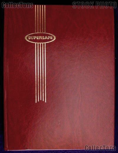 Stamp Album Stockbook in Brown by Supersafe (W 4/32) 64 White Stamp ...
