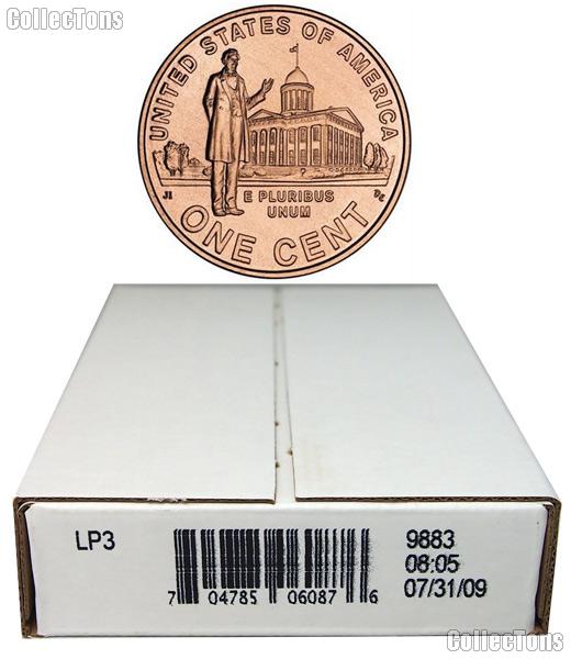 2009 P & D Lincoln Cent US Mint Rolls Professional Life Sealed Box LP3