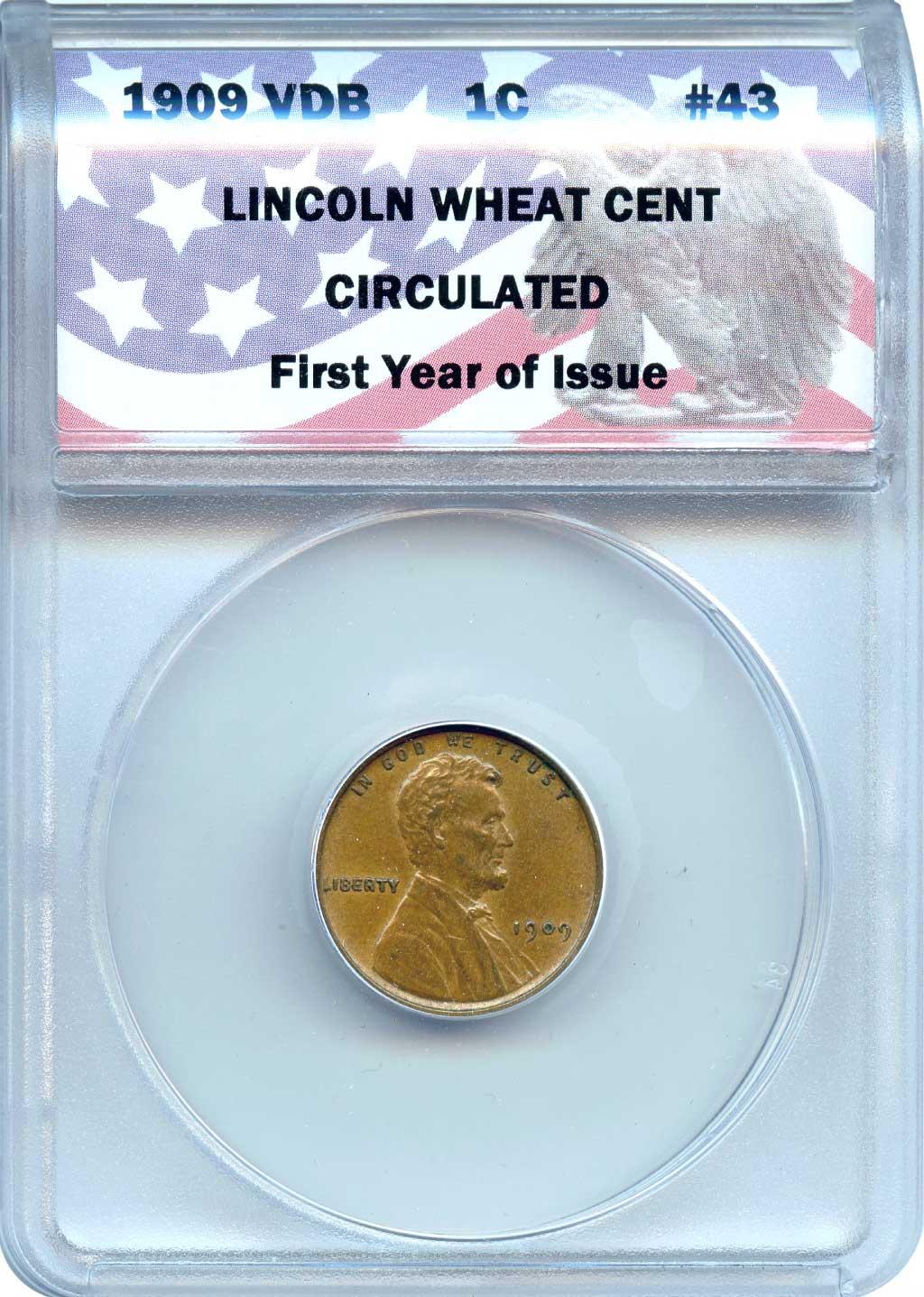 CollecTons Keepers #43: 1909 VDB Lincoln Wheat Cent Certified in ...