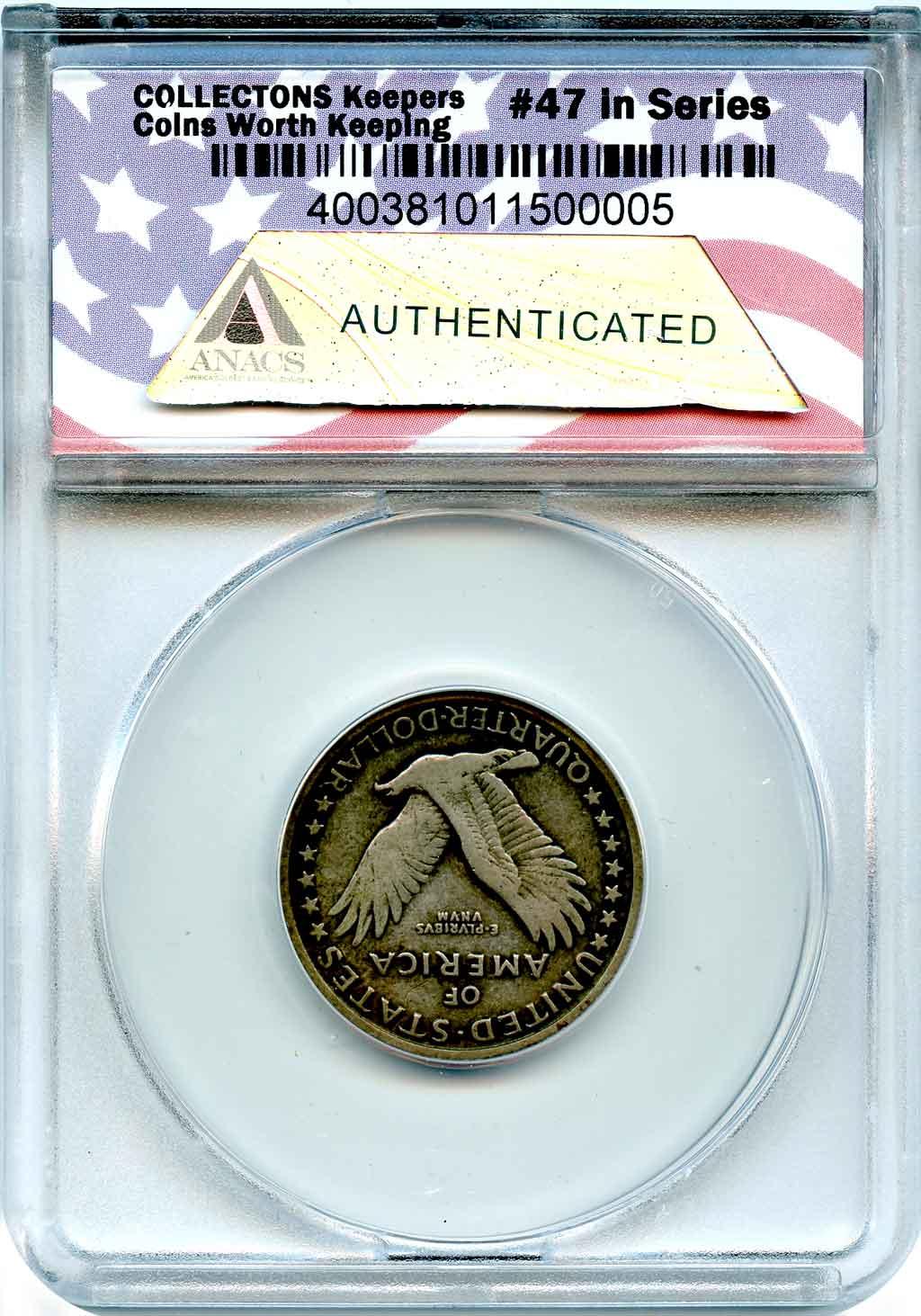 CollecTons Keepers #47: 1917 Type 1 Standing Liberty Quarter Certified ...