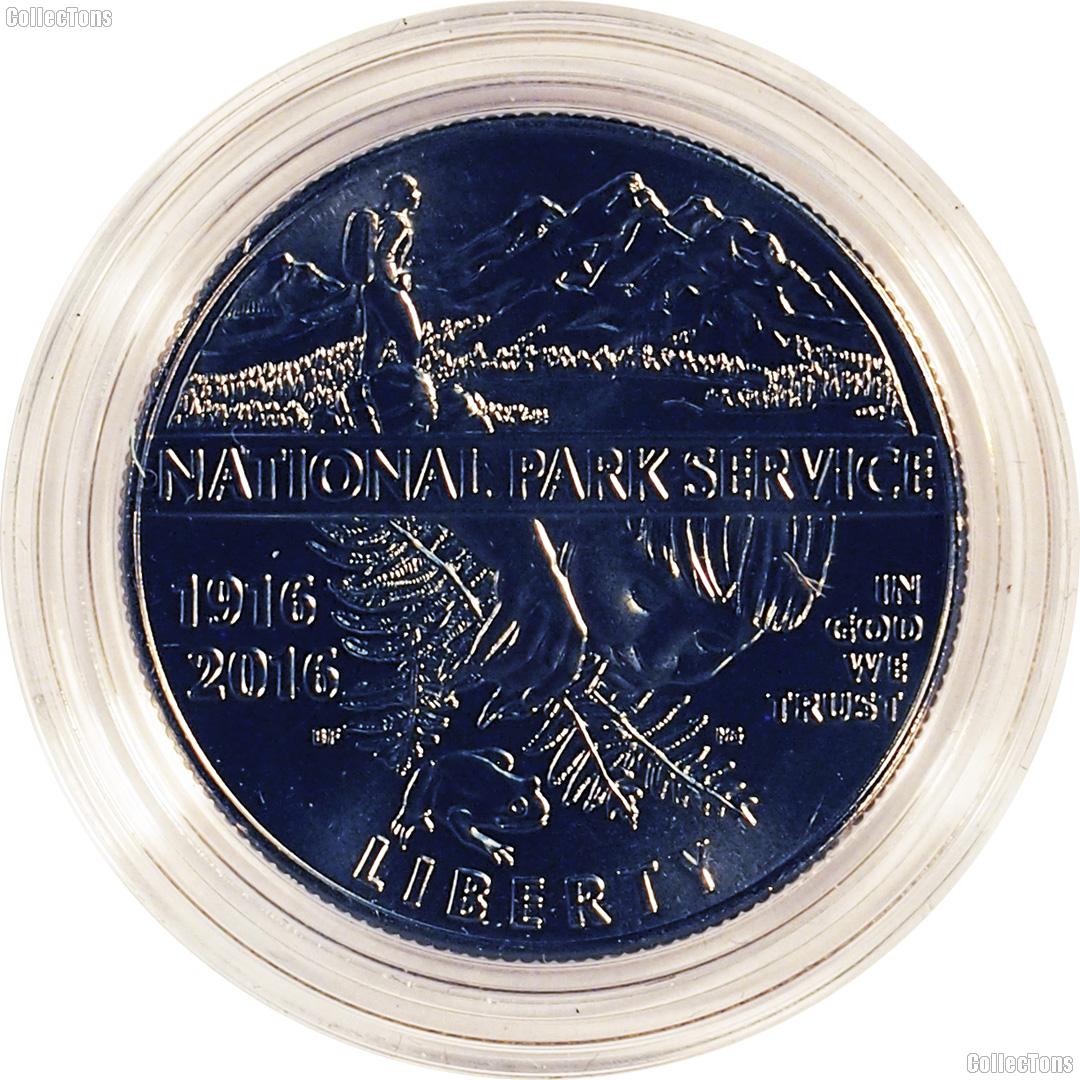 2016-D National Park Service 100th Anniversary Uncirculated Commemorative Clad Half Dollar