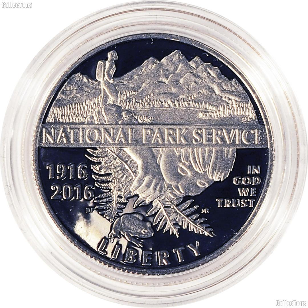 2016-S National Park Service 100th Anniversary PROOF Commemorative Clad Half Dollar