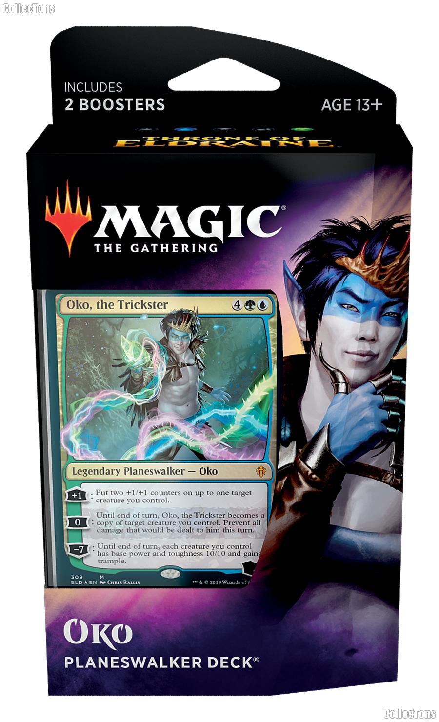 MTG Throne of Eldraine: Magic the Gathering Planeswalker Deck: Oko