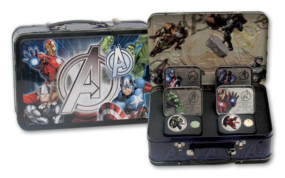 Marvel's Avengers 2014 Silver Proof Coin Collector's Set from Niue ...