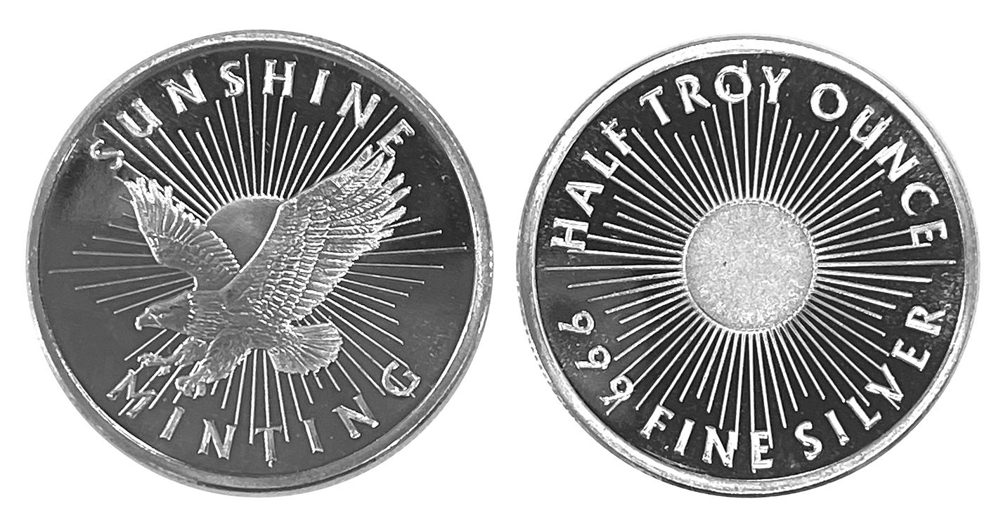 Sunshine Mint 1/2 oz Silver Round